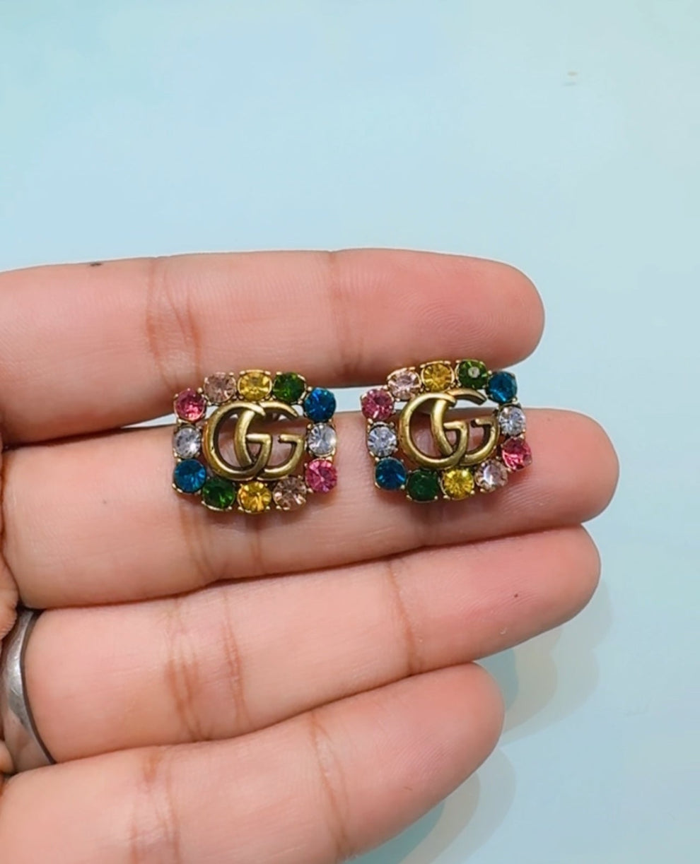 GG MINI MULTI COLOUR STUDS – Primo Jewels