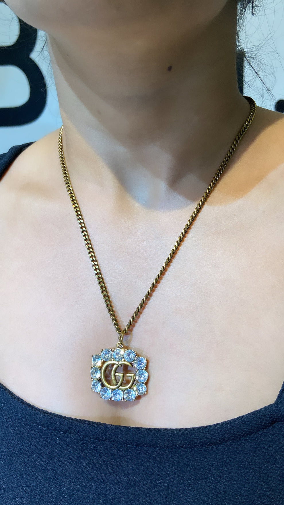 GG CRYSTAL PENDANT – Primo Jewels